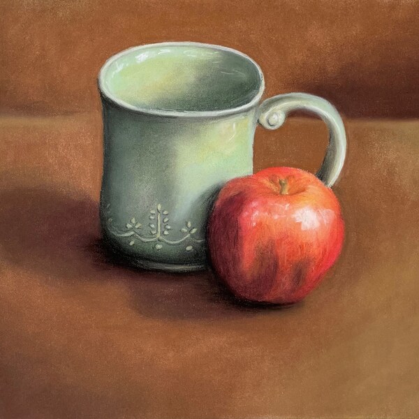 Chalk Pastel Drawing - Etsy