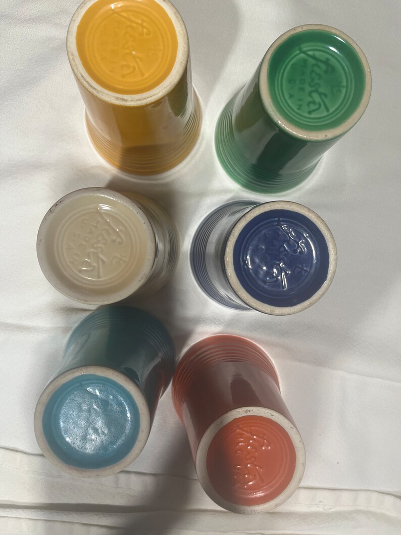 Vintage Fiestaware 1930’s Set of 6 - Etsy