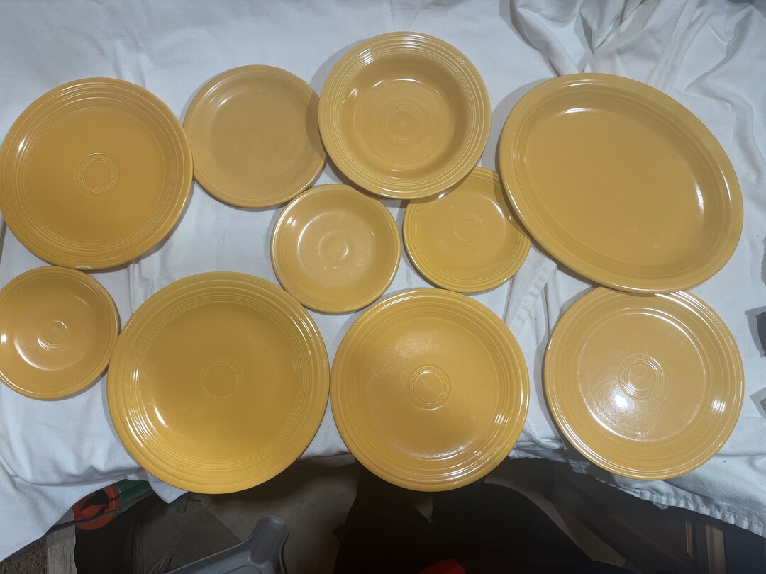 Vintage Fiestaware Yellow 1930’s Thru the 60’s - Etsy