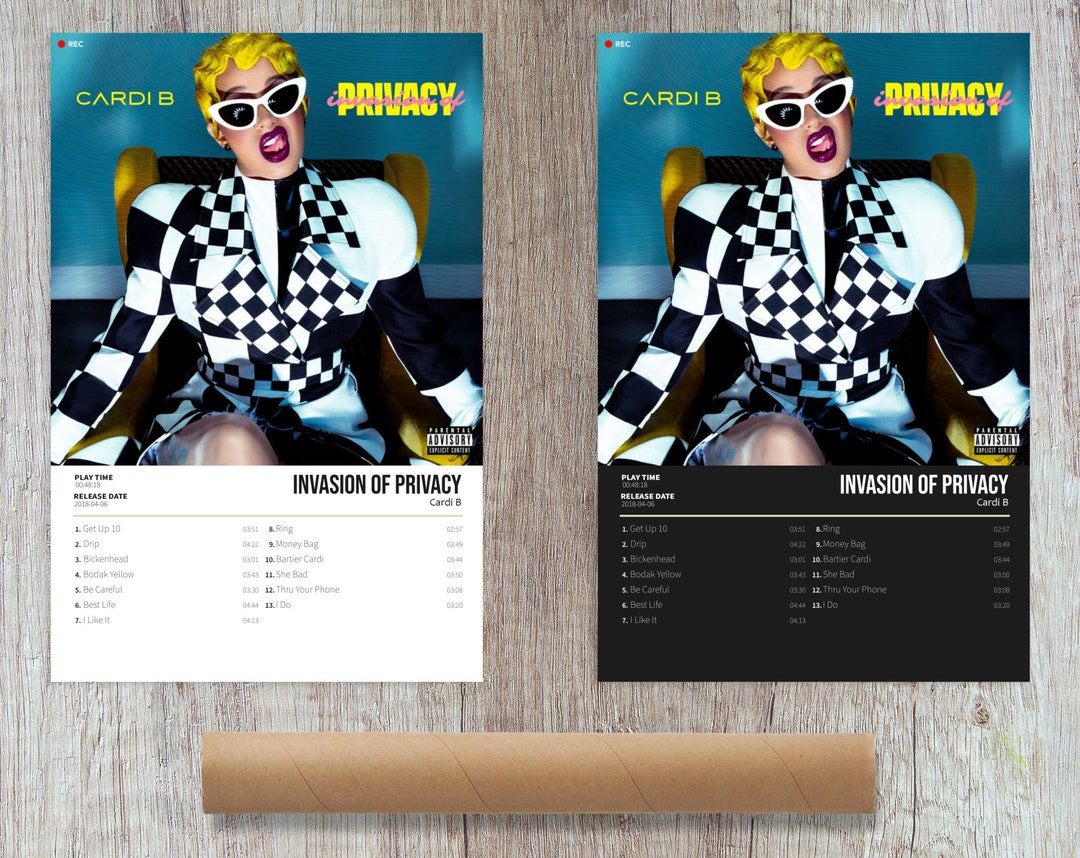Cardi B Invasion Of Privacy Album Cover at Taj Schauer blog