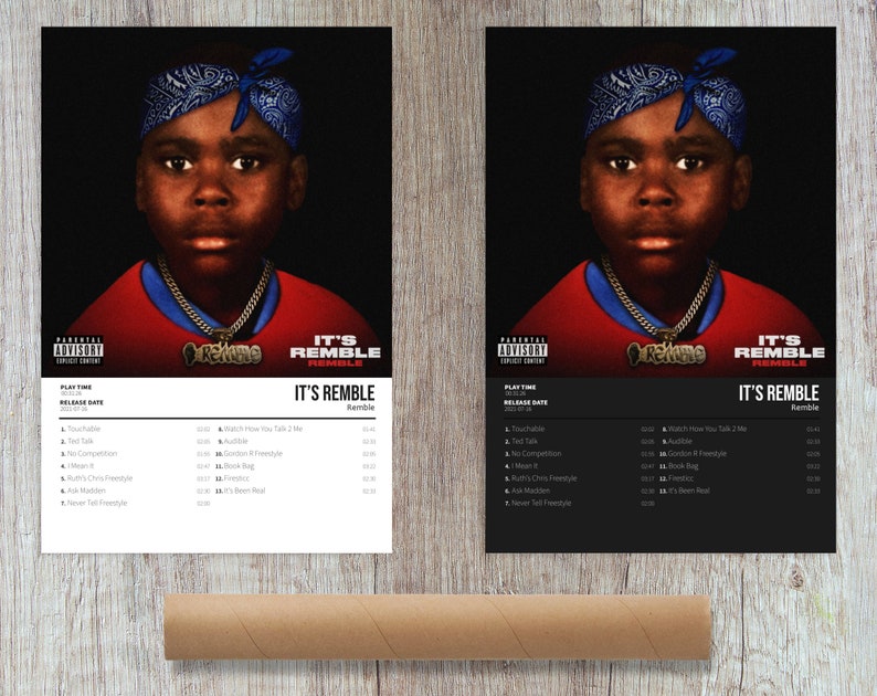 Remble Its Remble Album Cover Poster for Home Wall Art - Etsy