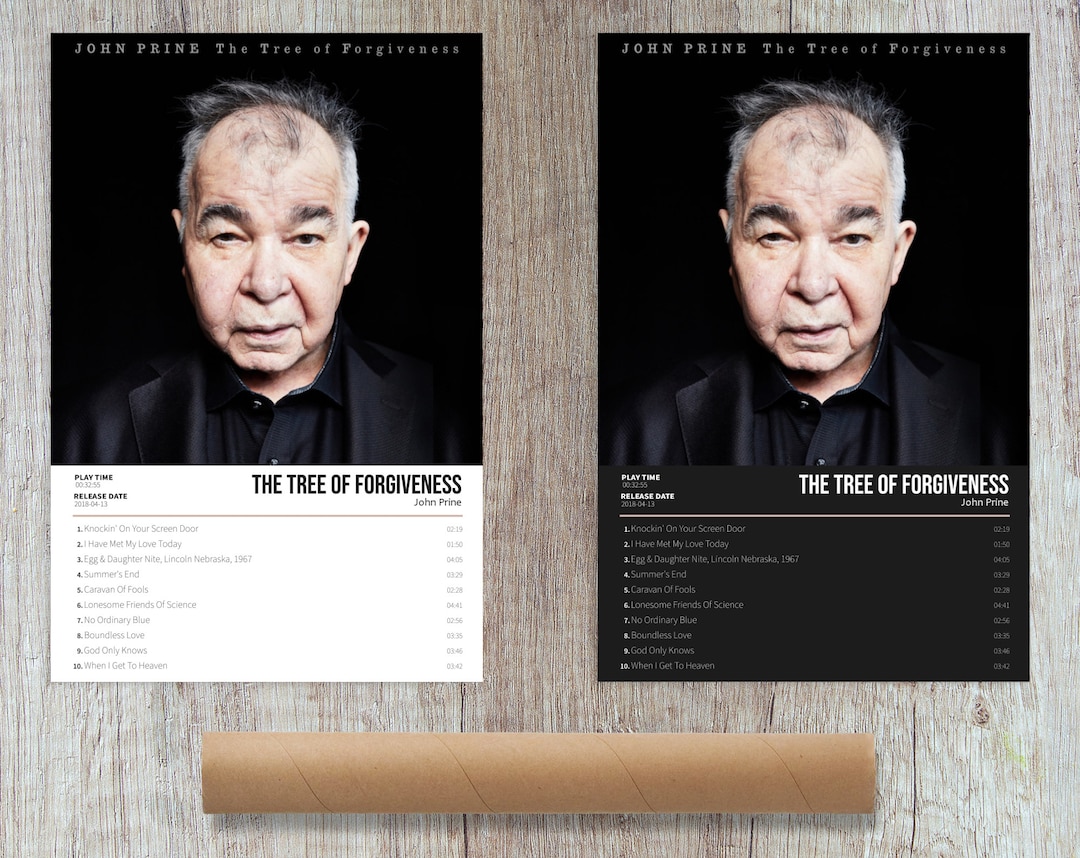 John Prine the Tree of Forgiveness Album Cover Poster for - Etsy