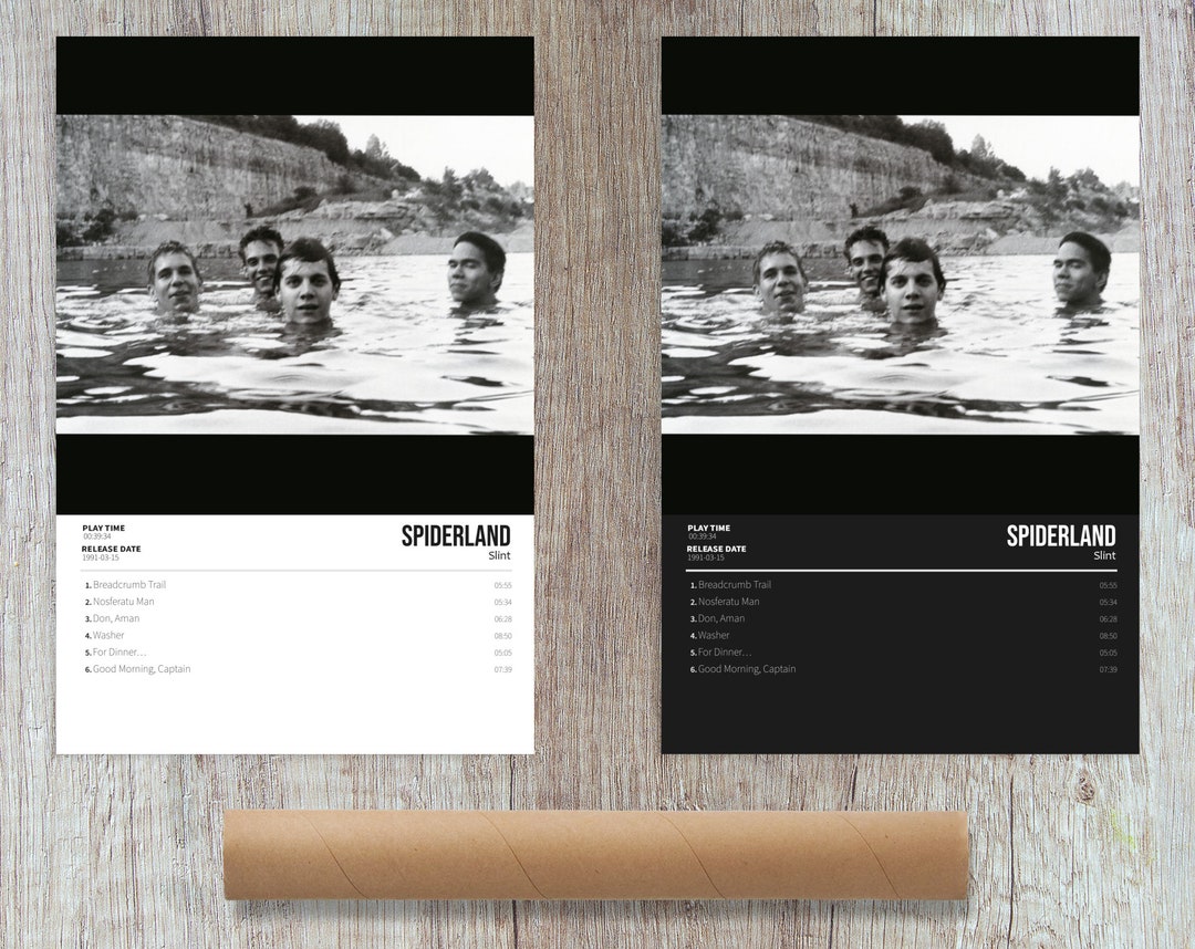 Slint Spiderland Album Cover Poster for Home Wall Art - Etsy