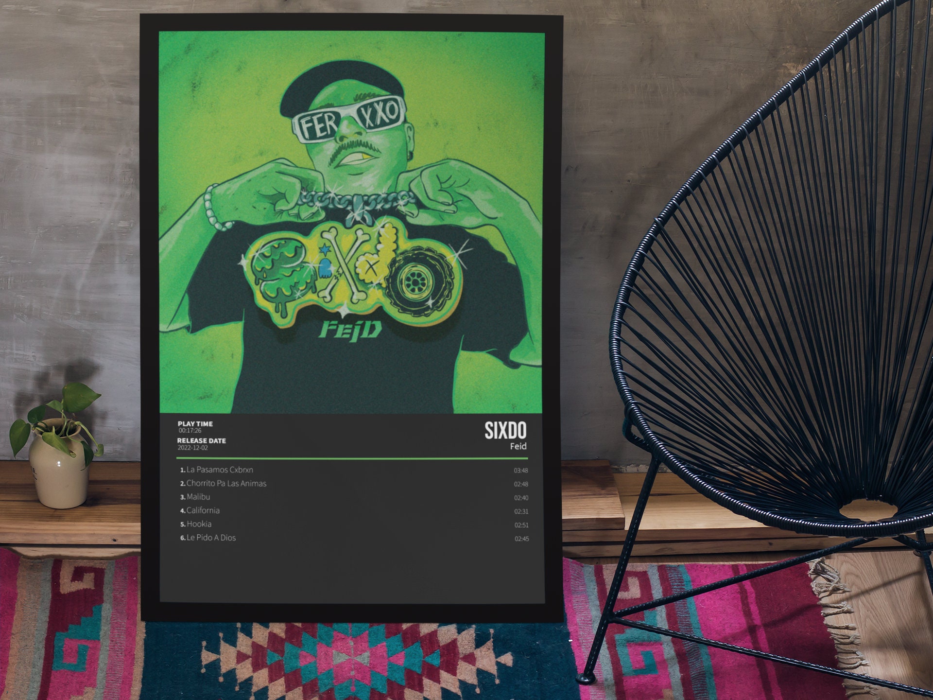 Feid Sixdo Album Cover Poster vendido por Hanna Chen | SKU 265496 ...