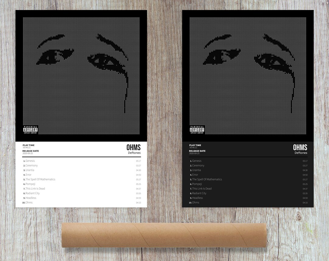 Deftones Ohms Album Cover Poster for Home Wall Art - Etsy