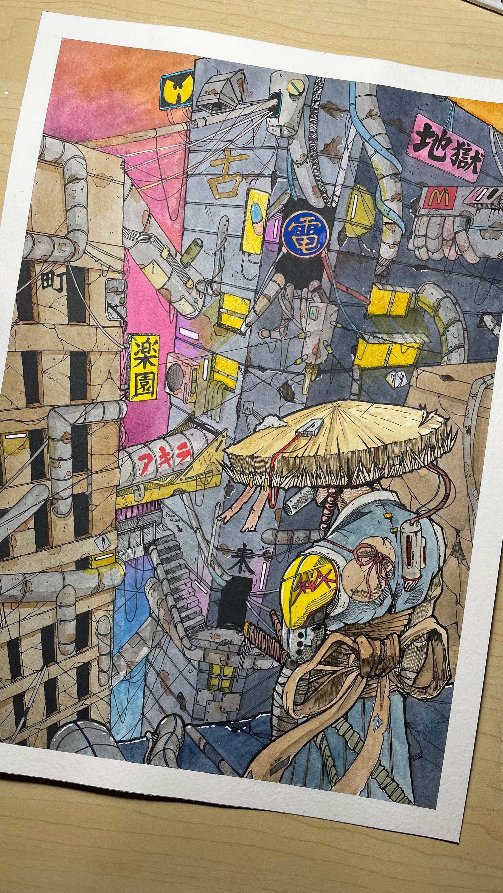 Print: Cyberpunk A4 - Etsy
