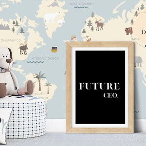 Future CEO. Wall Art | Motivational Childrens Wall Art | Encouraging ...