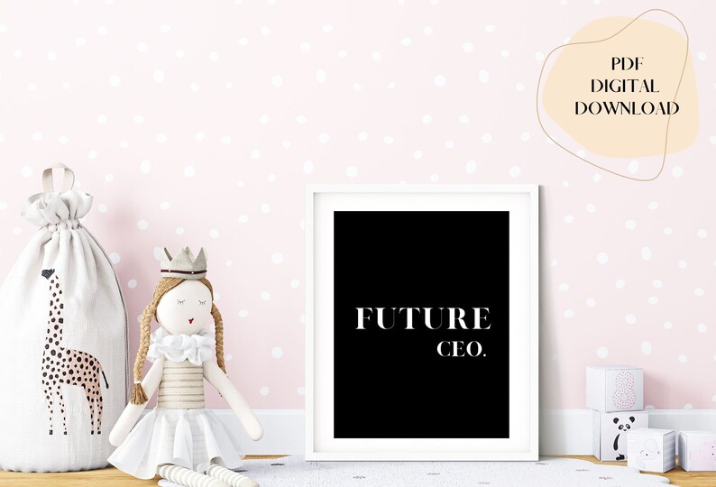 Future CEO. Wall Art | Motivational Childrens Wall Art | Encouraging ...