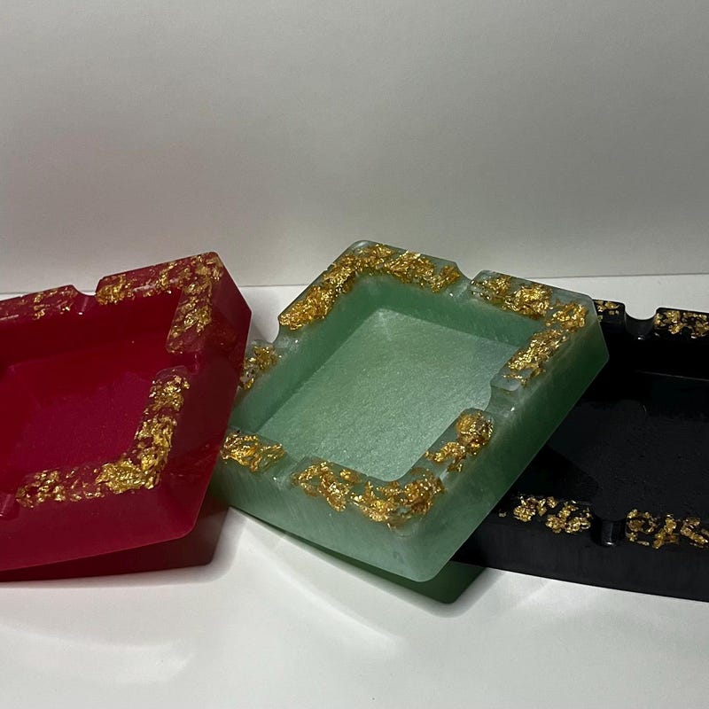 Resin Ashtray - Etsy