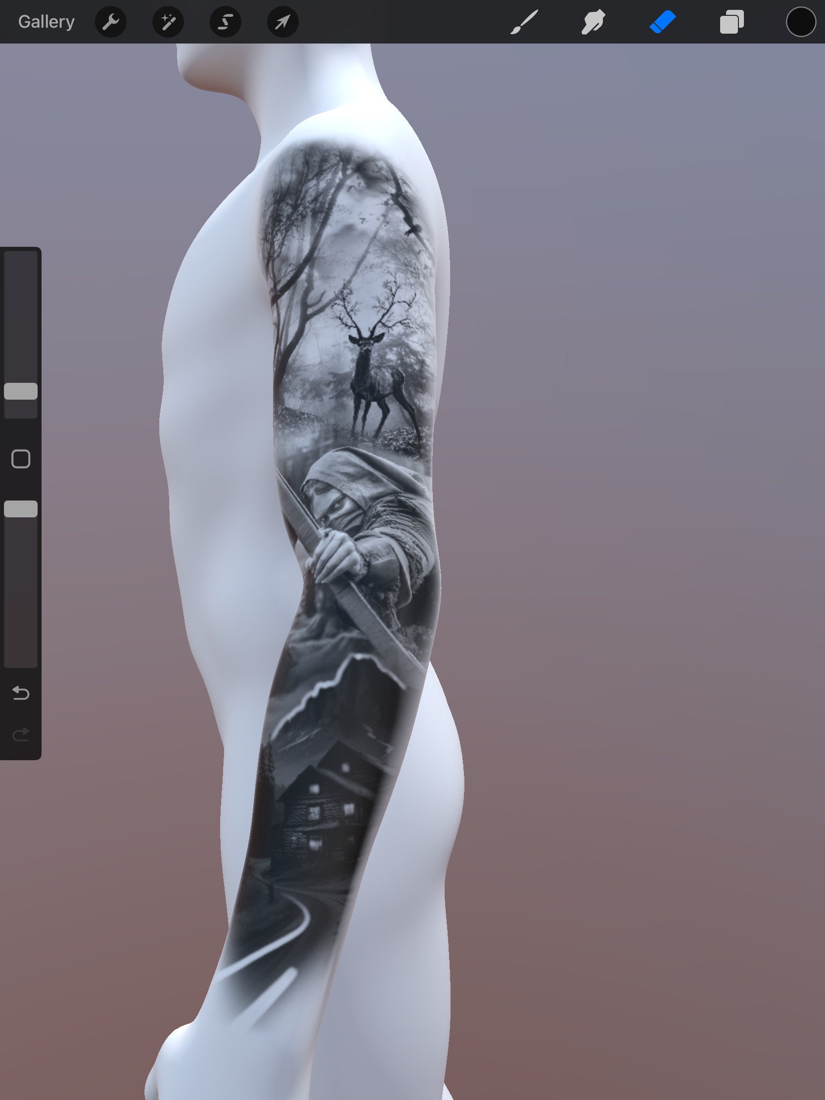3D Body Parts / for Tattoo Designing on Procreate - Etsy