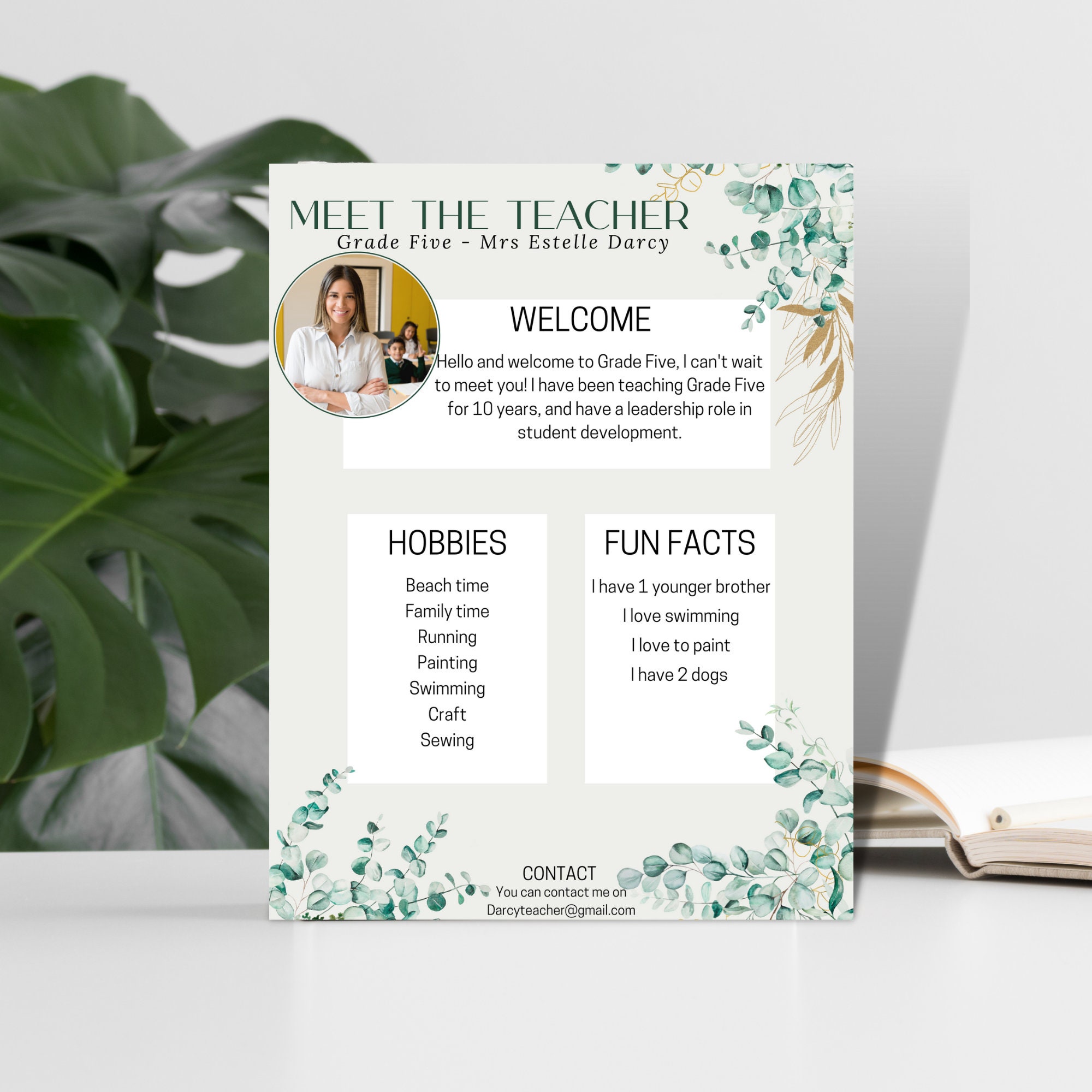 Meet the Teacher Template, Back to School Flyer, Open House Flyer ...