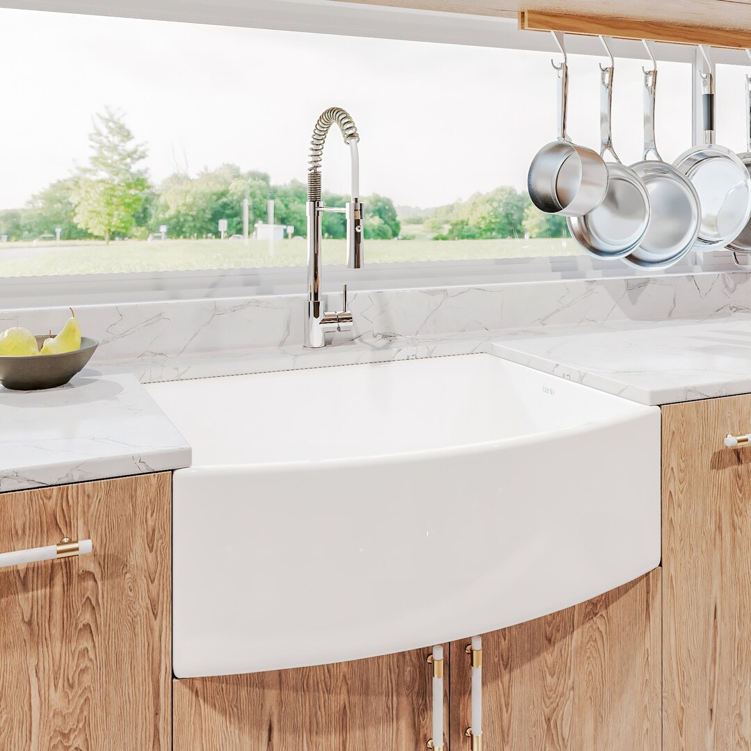 Banté ARCO 30in 30l X 20w Farmhouse Kitchen Sink - Etsy