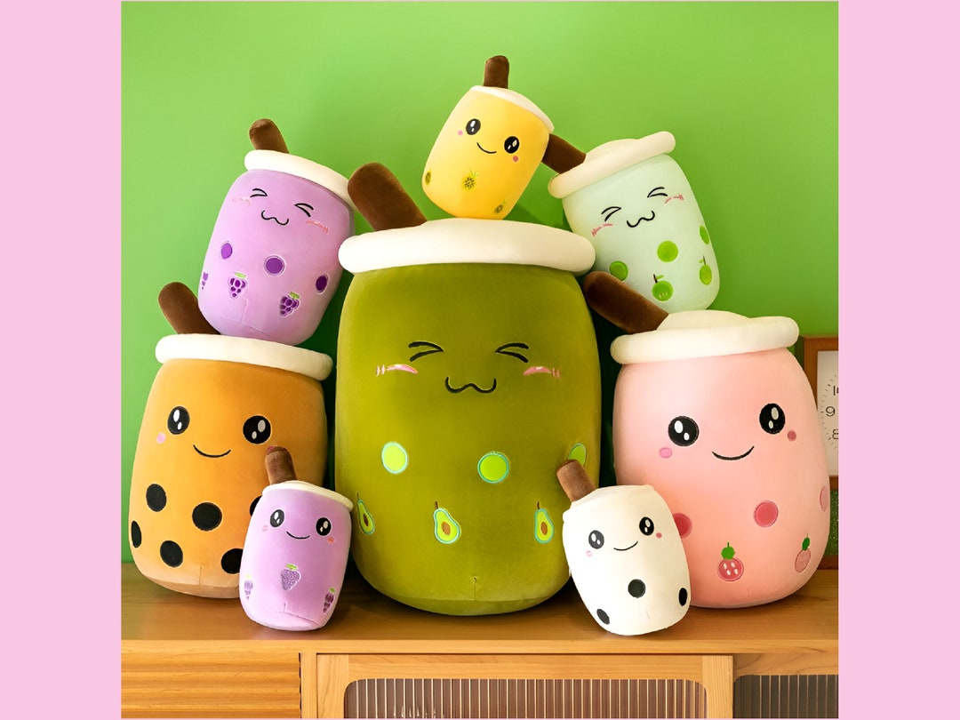 25-70cm Giant Boba Tea Plush Bubble Tea Plushies Squishy Boba Tea ...