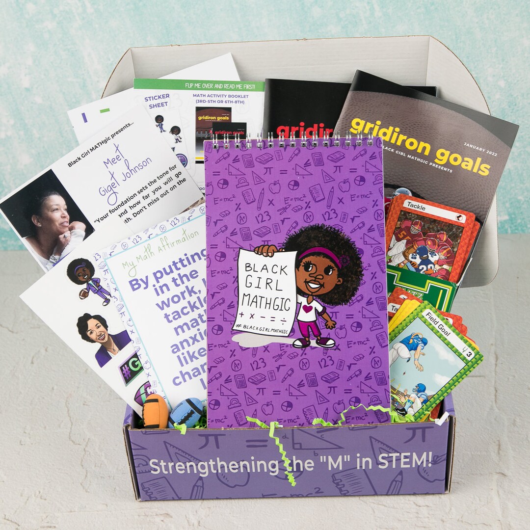Football and Math Box | Kids Gift Box | Girls Gift | Subscription Box ...