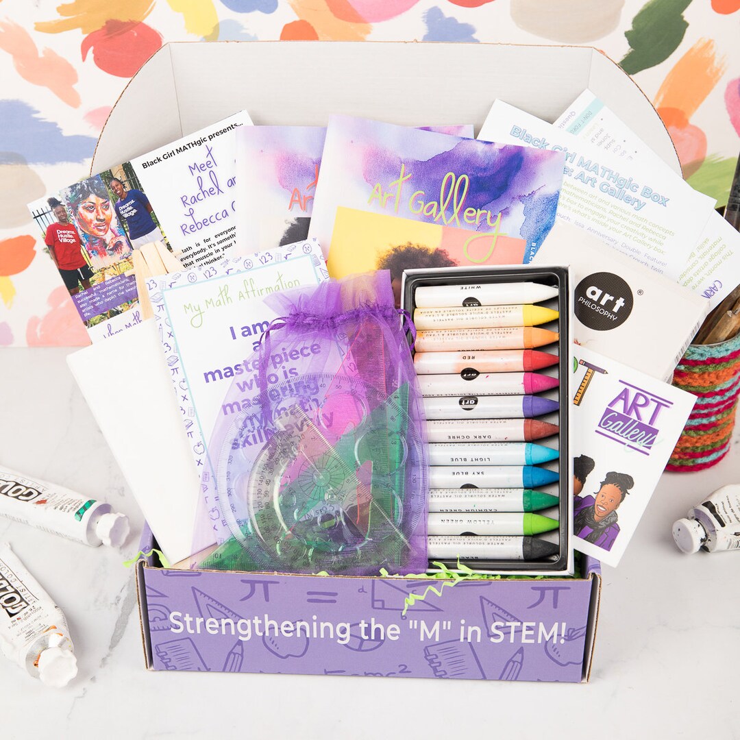 Art and Math Box | Kids Gift Box | Girls Gift | Math Kit | Art Gallery ...