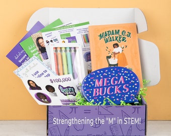 Art and Math Box Kids Gift Box Girls Gift Subscription Box Art Gallery ...