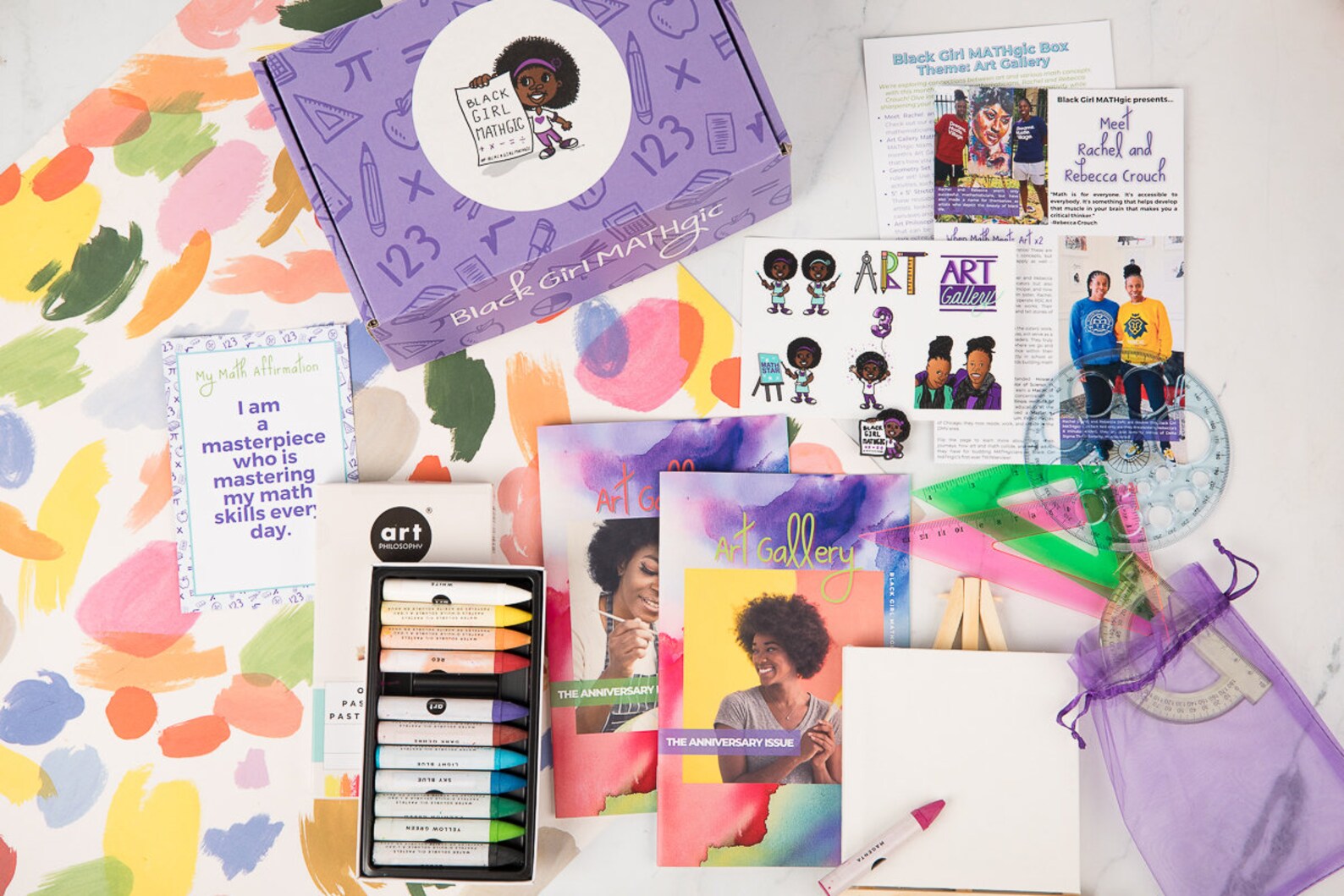 Art and Math Box | Kids Gift Box | Girls Gift | Math Kit | Art Gallery ...