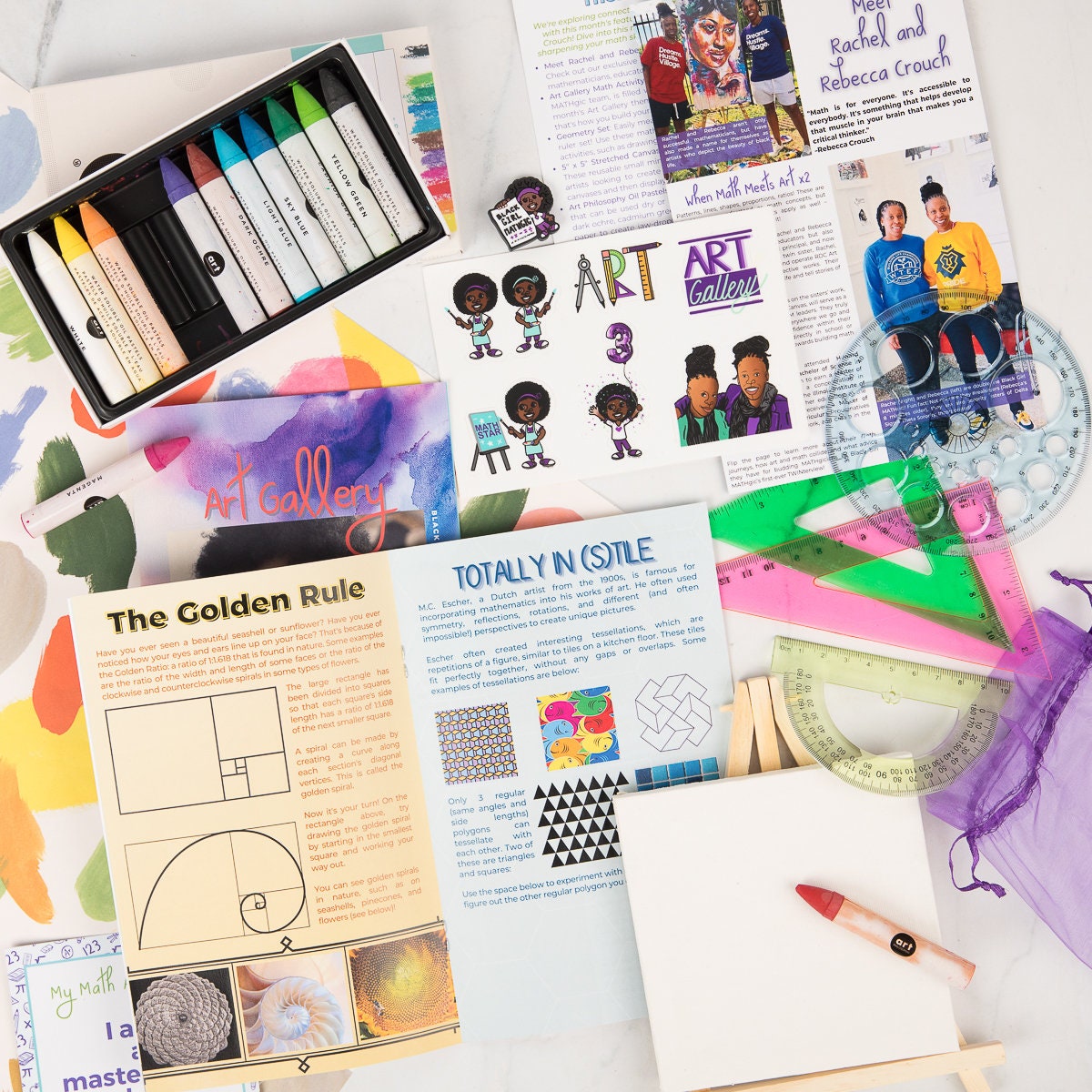 Art and Math Box | Kids Gift Box | Girls Gift | Math Kit | Art Gallery ...