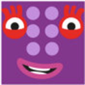 Numberblock Faces Stickers 1-10, Unifix Cube Stickers 2.4cm in Size ...