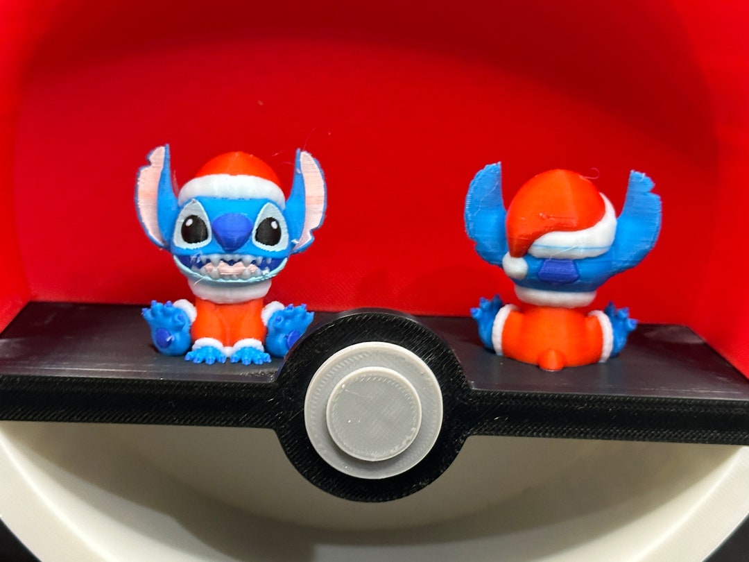 54 SP Stitch Eyes Open Christmas Edition 3D Printed in PLA - Etsy UK