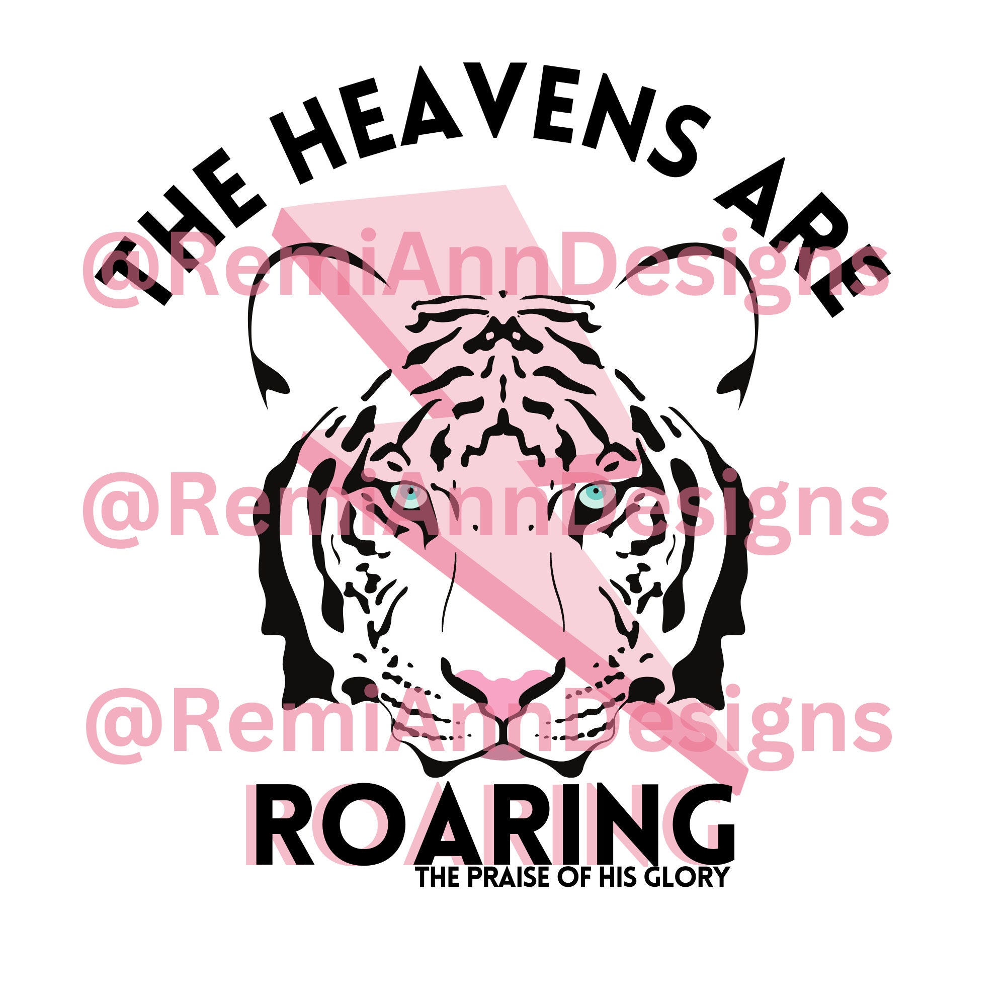 The Heavens Are Roaring SVG & PNG - Etsy