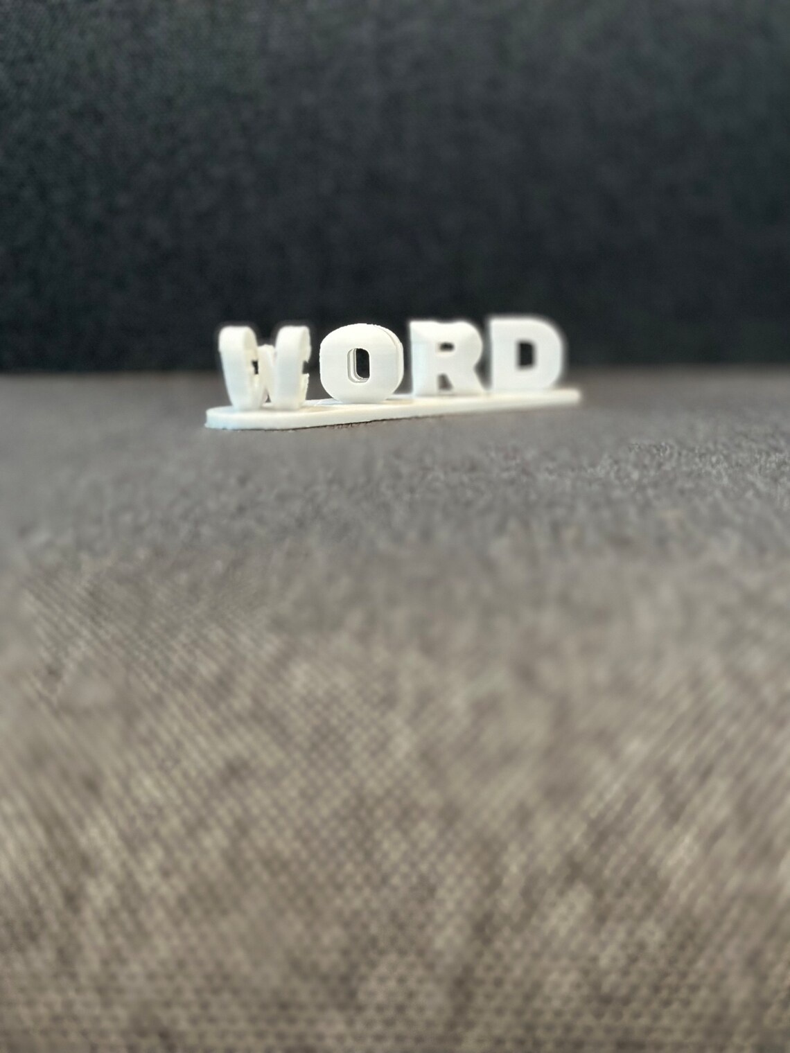 Custom 3D Printed Multi Word Illision - Etsy