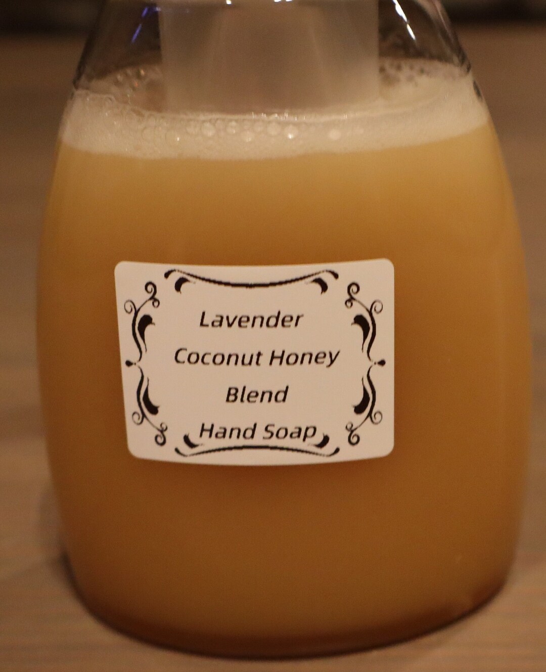 Foaming Hand Soap/ Lavender Hand Soap/ Lavender Scented Coconut Honey ...