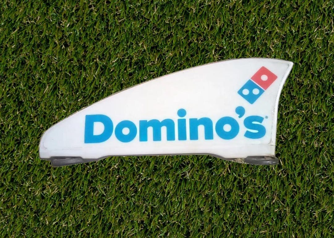 Vintage DOMINOS 25 Pizza Car Topper Advertisement Ad Delivery Driver ...