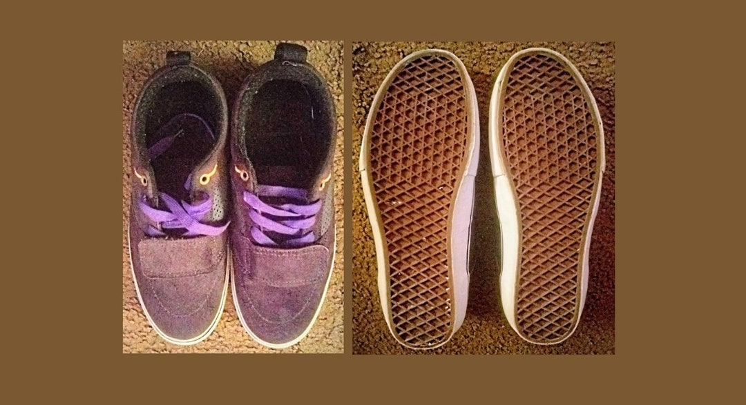 Vintage Purple Vans Dustin Dollin DD spawn Skate Shoes EXTREMELY-RARE ...