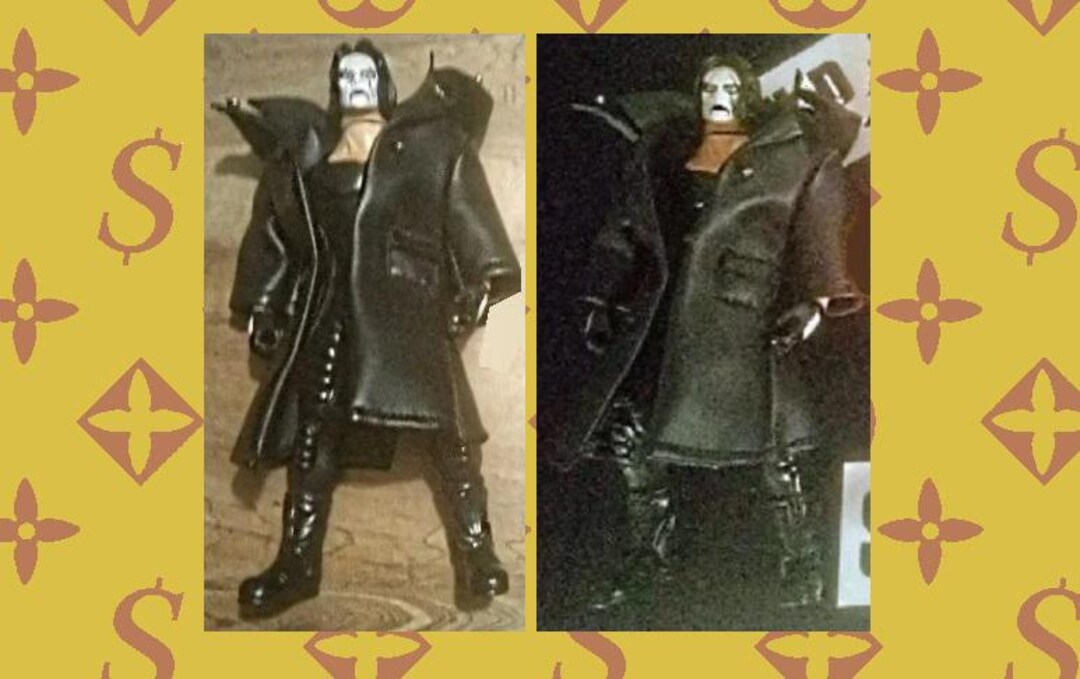 Vintage 1999 Wcw STING Ultra-rare Wrestling Action Figure Leather ...