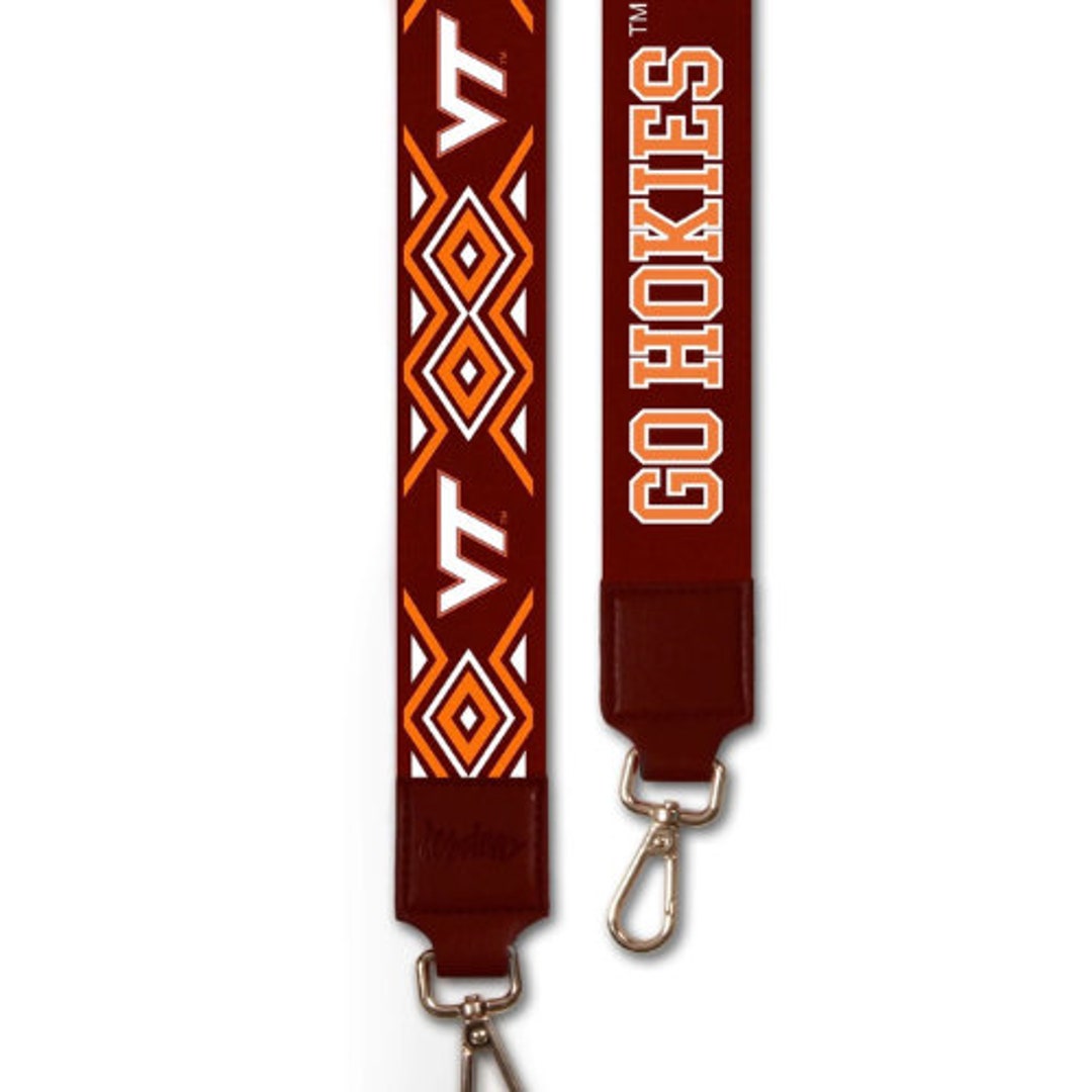 Virginia Tech GO HOKIES - Adjustable Purse Strap, Licensed, Stadium ...