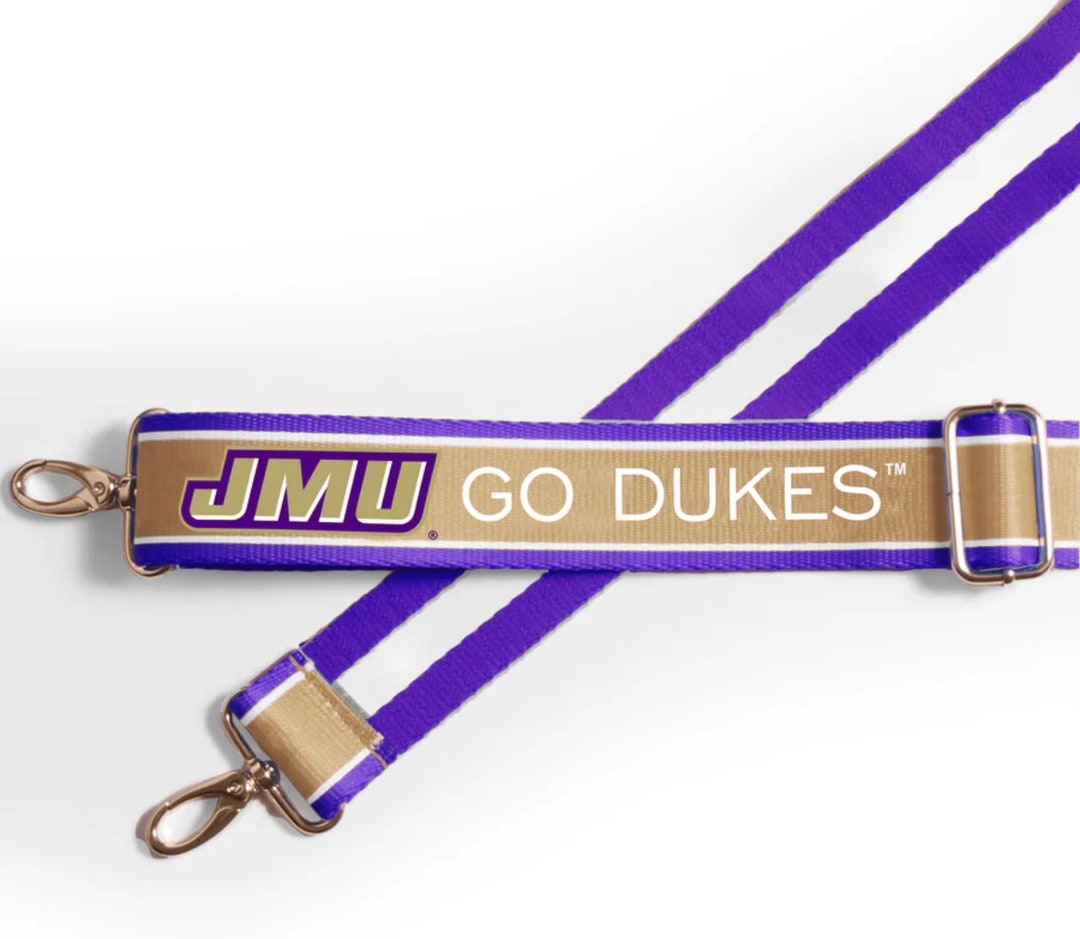 James Madison GO DUKES - Adjustable Purse Strap, Licensed, Stadium ...