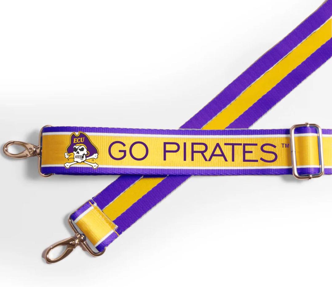East Carolina GO PIRATES - Adjustable Strap, Licensed, Patterned ...
