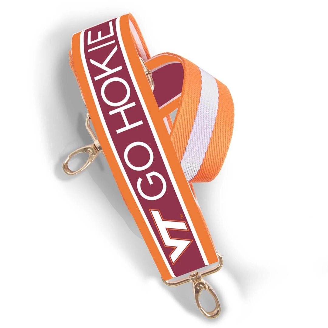 Virginia Tech GO HOKIES Adjustable Purse Strap, Officially Licensed ...
