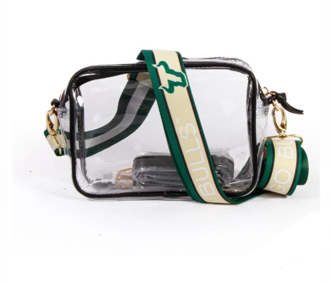 South Florida Clear Purse With Strap - Licensed, Canvas, Game Day ...