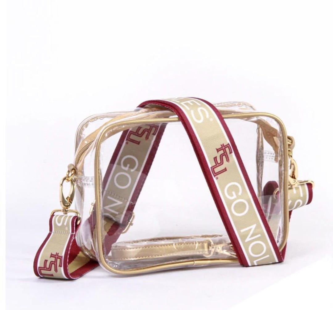 Florida State Purse With Strap, GO NOLES - Licensed, Canvas, Game Day ...