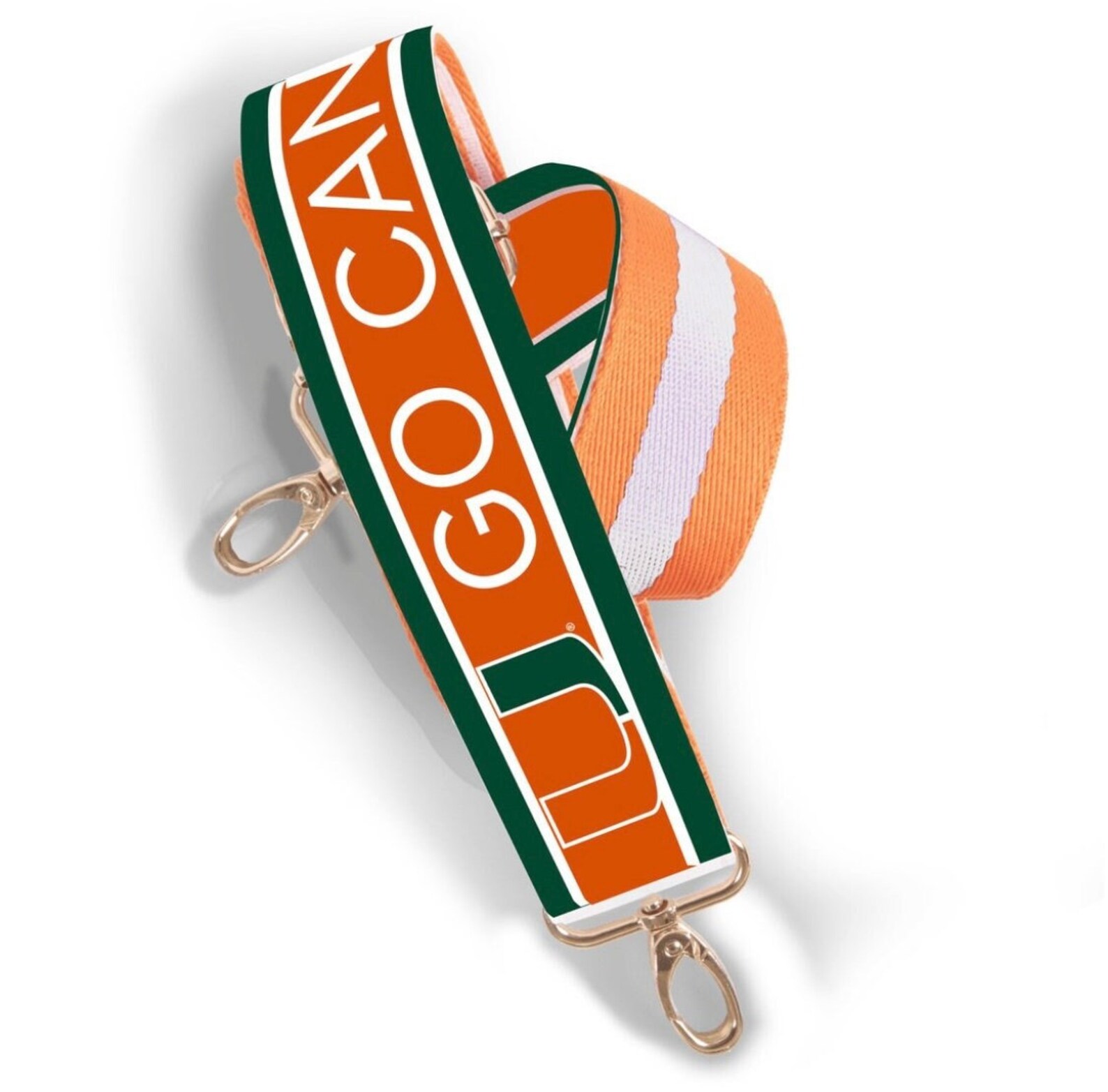Miami GO CANES Adjustable Purse Strap, Licensed Collegiate Gear ...