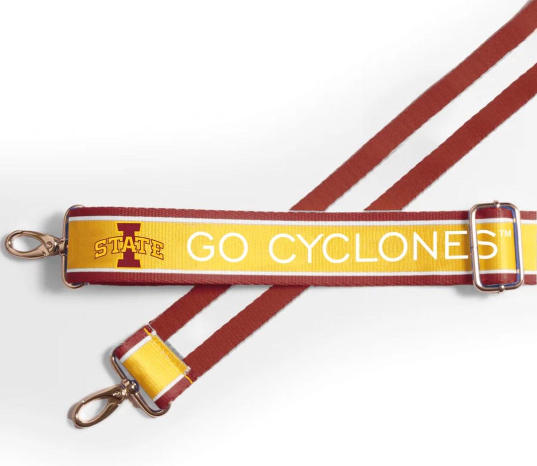 Iowa State GO CYCLONES - Adjustable Strap, Licensed, Patterned, Stadium ...