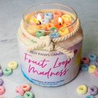 Fruit Loops Cereal Candle - Etsy