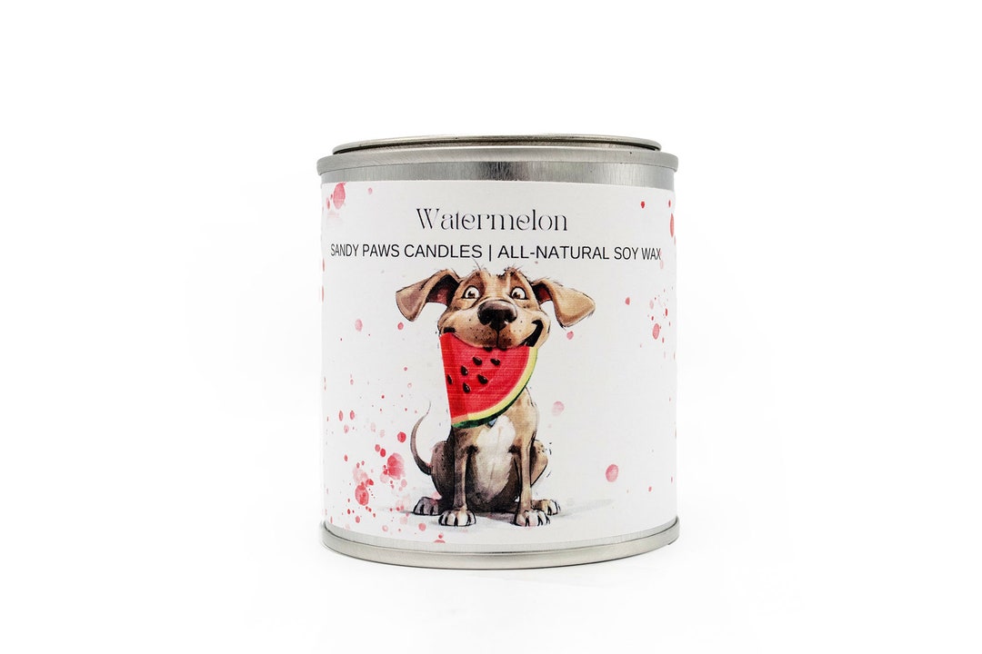 Quirky Dog/paint Can Candle/all Natural Soy Wax - Etsy