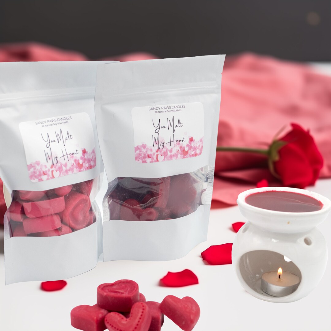 Heart Shaped Soy Wax Melts - Etsy