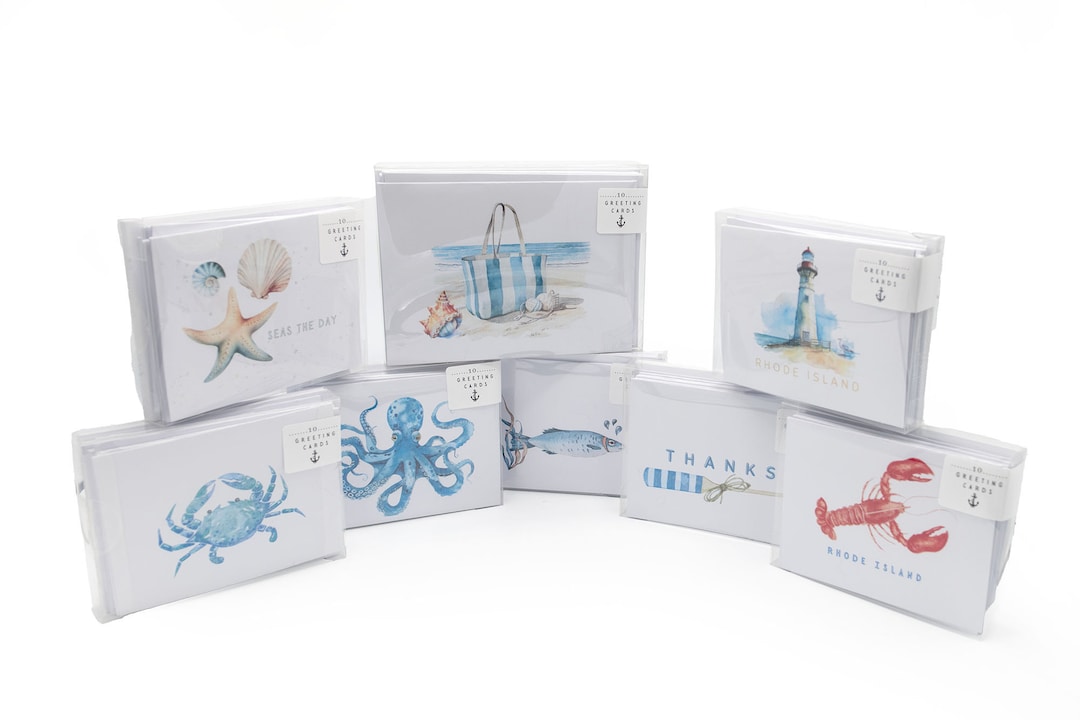 Nautical Greeting Cards - A Collection of 10 Greeting Cards With Envelopes - Send Love From the ...
