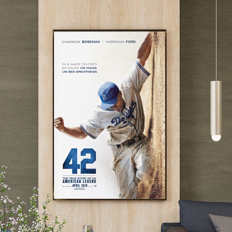 Jackie Robinson Poster - Etsy