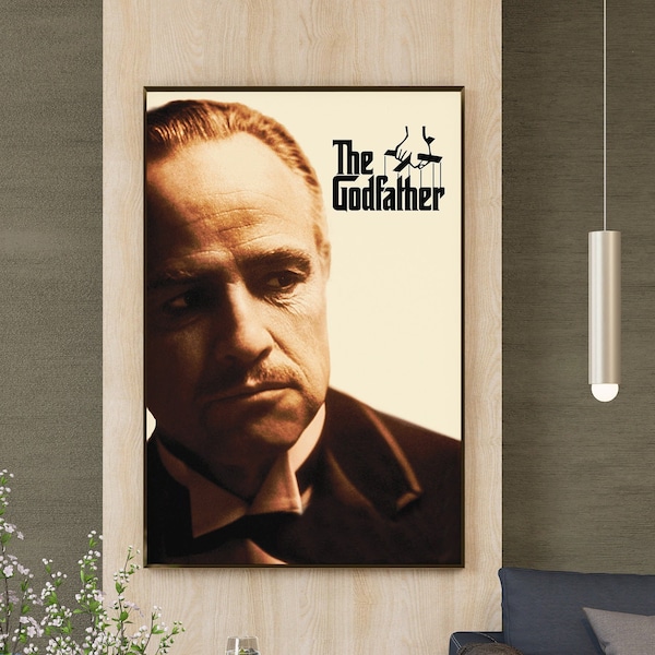 Godfather Poster the Mafia Movie - Etsy