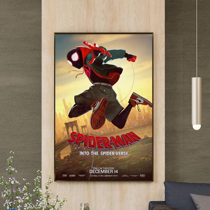 Into the Spiderverse Poster - Etsy