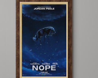 Nope Movie Poster Quality Glossy Print Photo Wall Art Jordan Peele ...