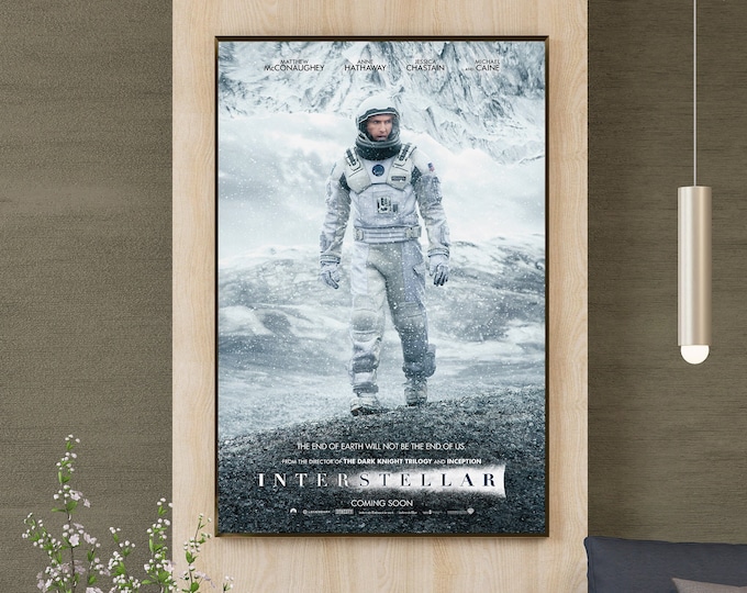 Interstellar Movie Poster - Etsy
