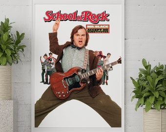 School of Rock Movie Poster - Etsy