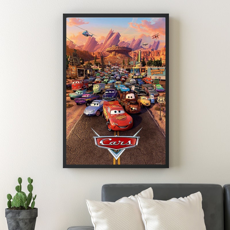 Cars Movie Poster - Etsy