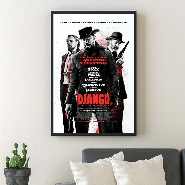 Django Unchained Poster - Etsy